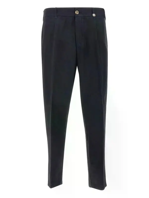 MYTHS Single-pleat Wool Trousers - Blue