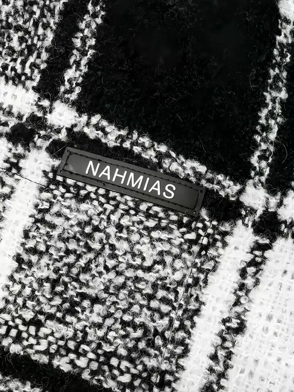 NAHMIAS Hooded Checked Flannel Jacket