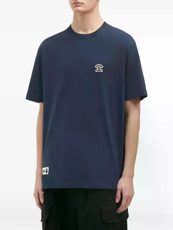 FINGERCROXX Logo-appliqué T-shirt - Blue