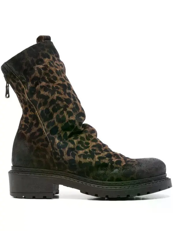 METISSE 40mm Leopard-print Slouch Boots