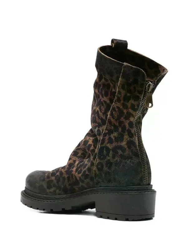 METISSE 40mm Leopard-print Slouch Boots