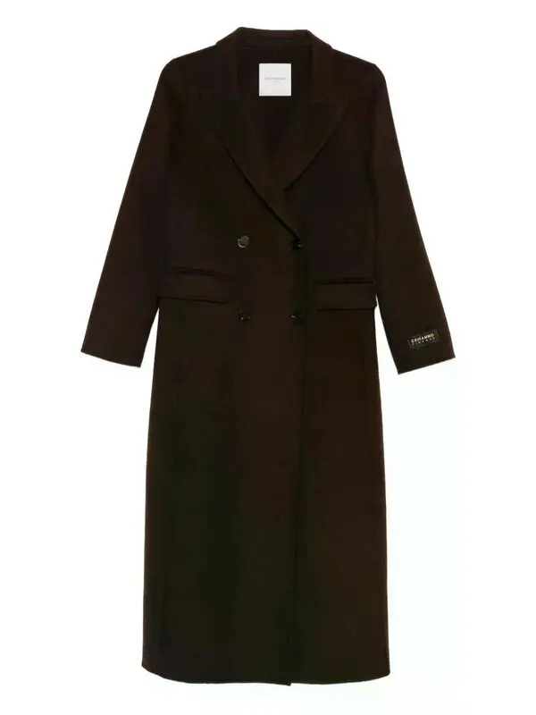 ERMANNO FIRENZE Wool-blend Double-breasted Coat