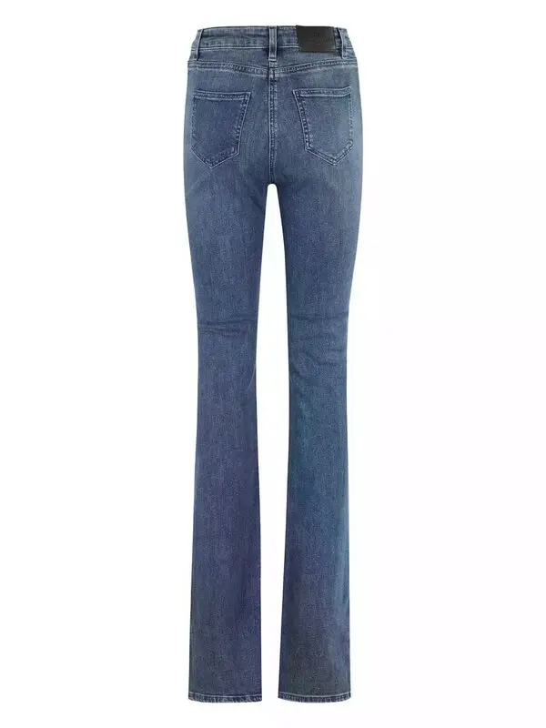 Elisabetta Franchi Cotton-blend Flared Jeans
