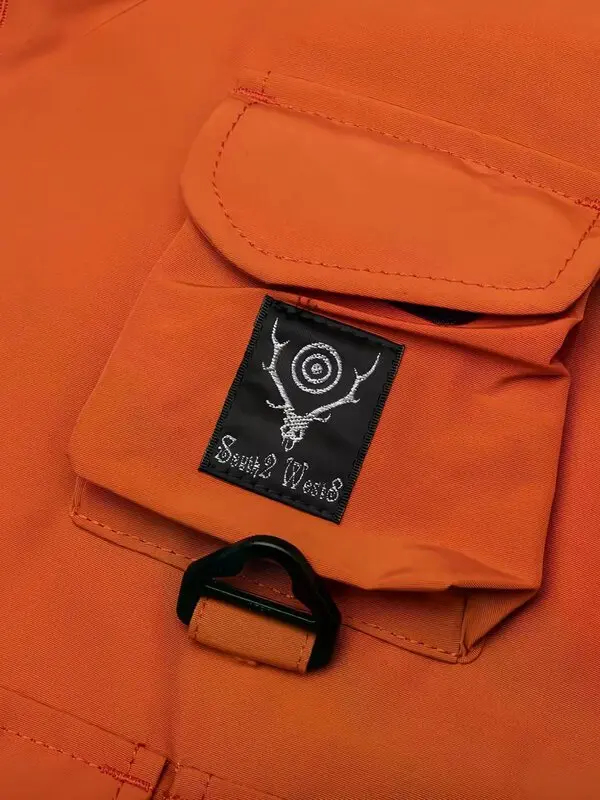 SOUTH2 WEST8 Multi-pocket Gilet - Orange