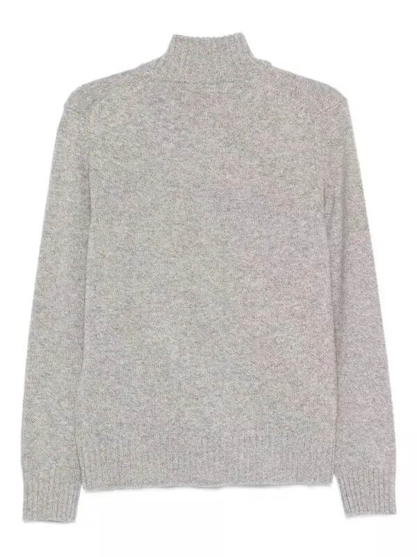 ZANONE High-neck Wool Cardigan
