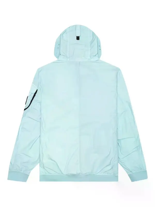 Stone Island Compass-badge Hooded Jacket - Blue