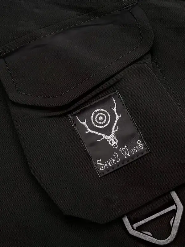 SOUTH2 WEST8 Multi-pocket Zip-up Gilet - Black