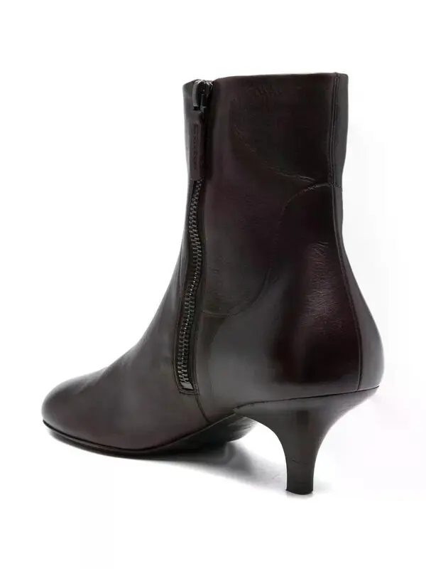 Marsèll Kitten-heel Leather Ankle Boots