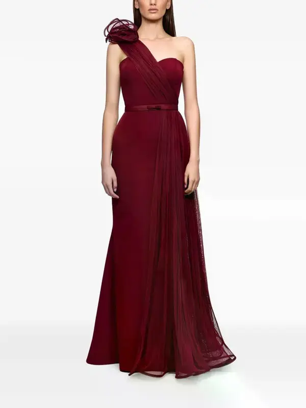 ANA RADU Rose-embellished Maxi Dress