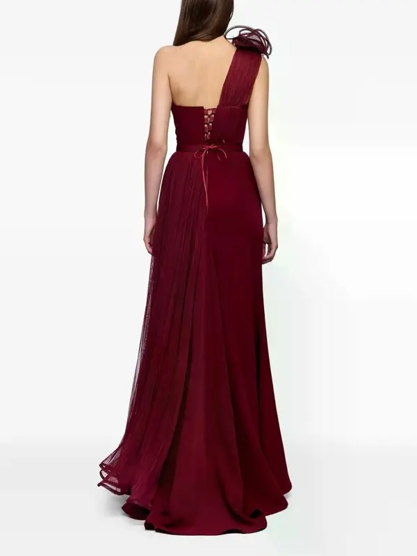 ANA RADU Rose-embellished Maxi Dress