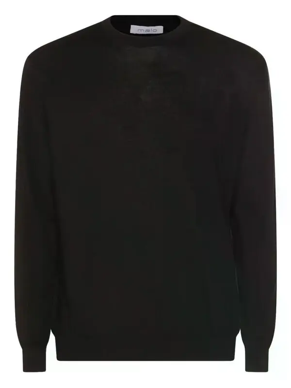 Malo Crew-neck Virgin Wool Sweater