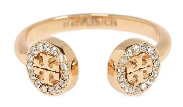 Tory Burch Bijoux Ring - Gold/crystal