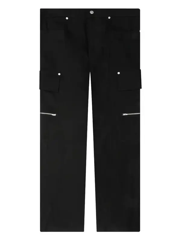 6 MONCLER 1017 ALYX 9SM Zip-pocket Cargo Trousers - Black