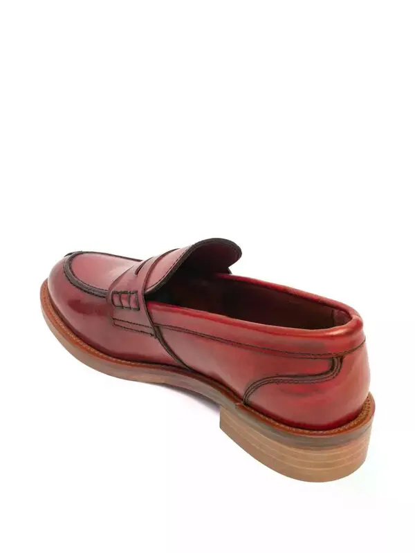 SOMMET Penny Leather Loafers