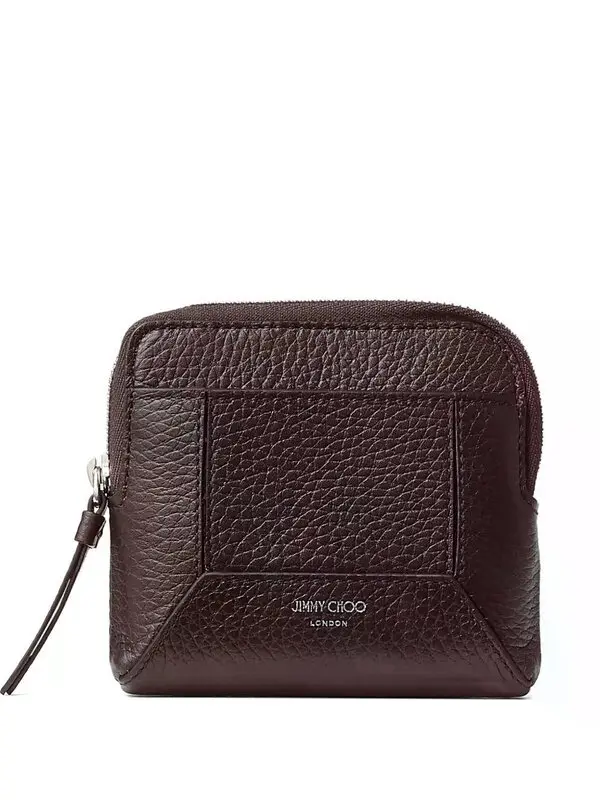 JIMMY CHOO Zip-top Leather Wallet