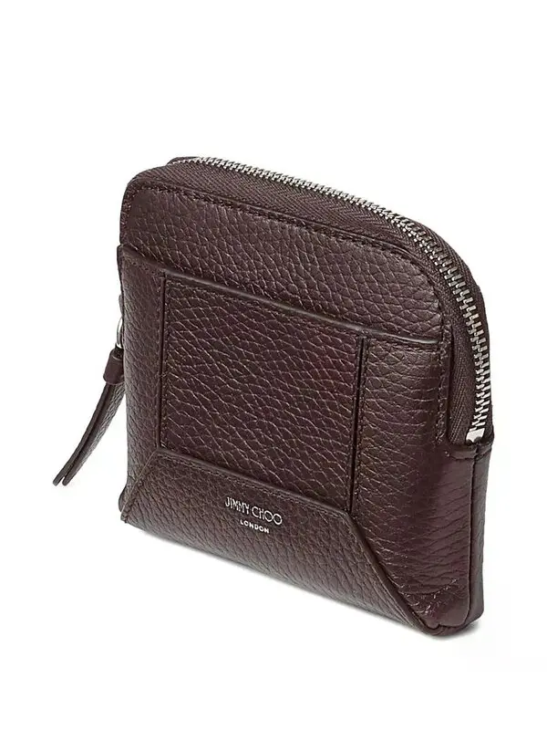 JIMMY CHOO Zip-top Leather Wallet