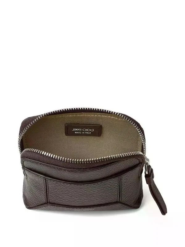 JIMMY CHOO Zip-top Leather Wallet