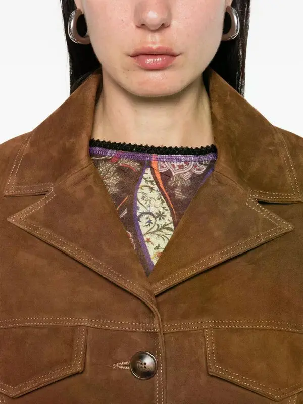 SIEDRES Button-up Jacket With Flap Pockets