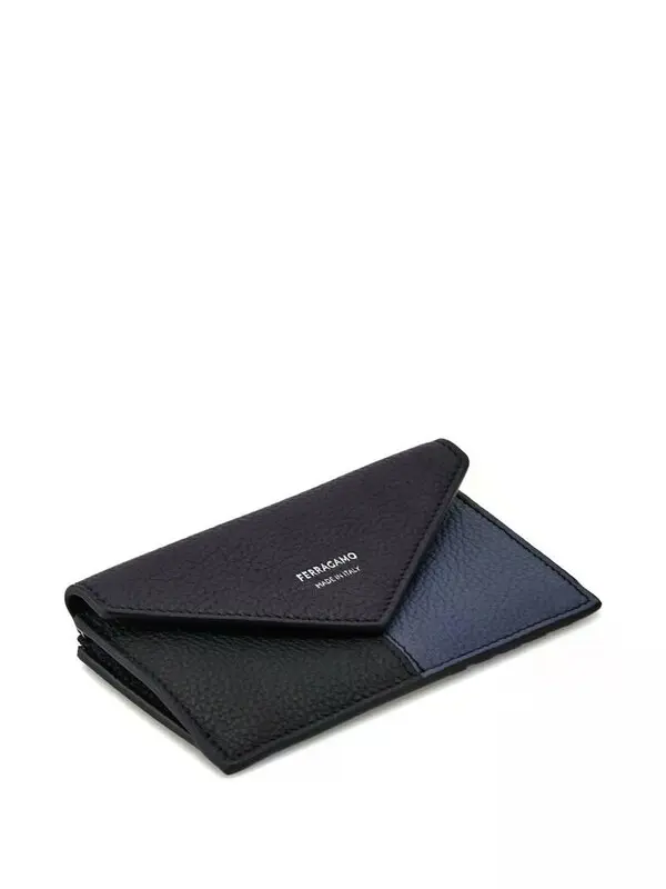 FERRAGAMO Colour-block Leather Cardholder