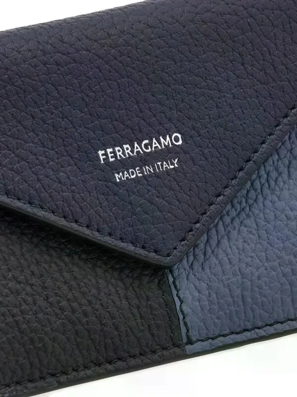 FERRAGAMO Colour-block Leather Cardholder