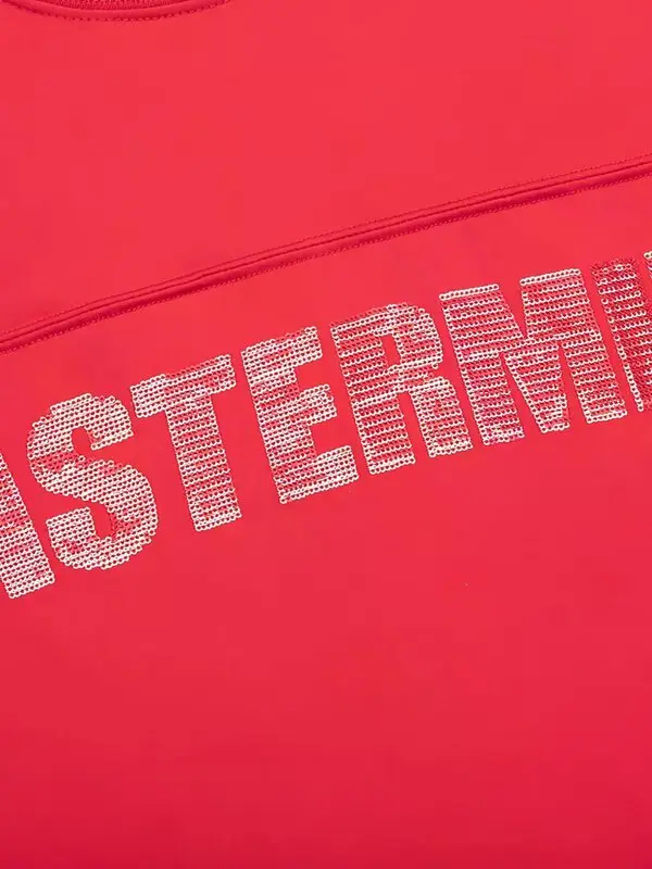 MASTERMIND WORLD Football Crew-neck T-shirt - Red