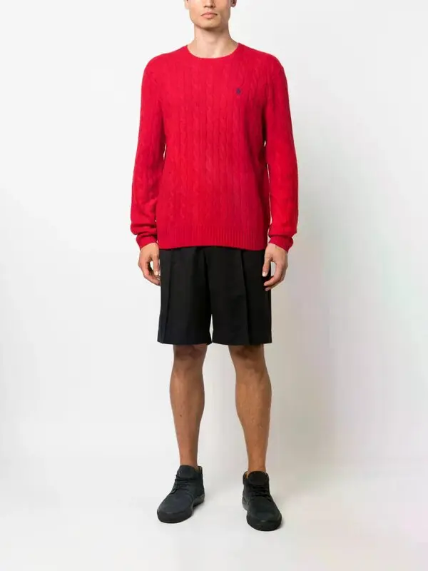 Polo Ralph Lauren Polo Pony Cashmere Jumper - Red