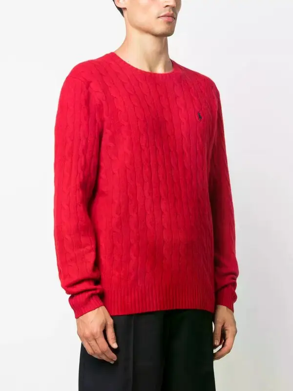 Polo Ralph Lauren Polo Pony Cashmere Jumper - Red