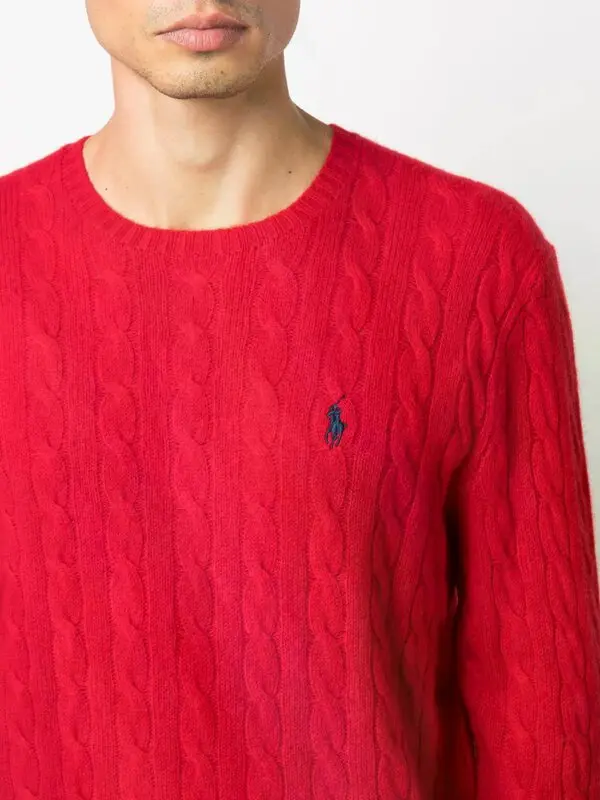 Polo Ralph Lauren Polo Pony Cashmere Jumper - Red