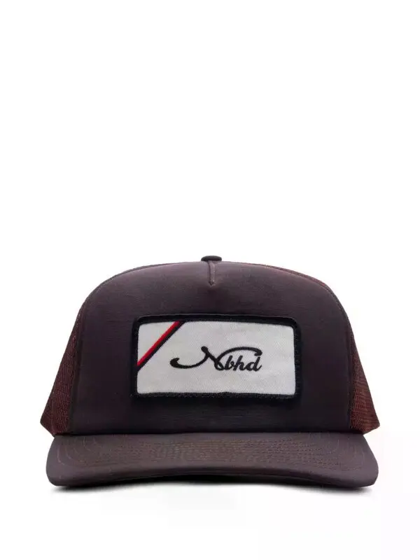 NEIGHBORHOOD Logo-patch Baseball Cap - Brown