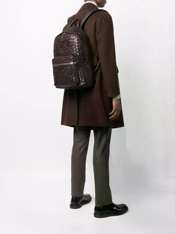 Officine Creative Interwoven-design Zip-fastening Backpack
