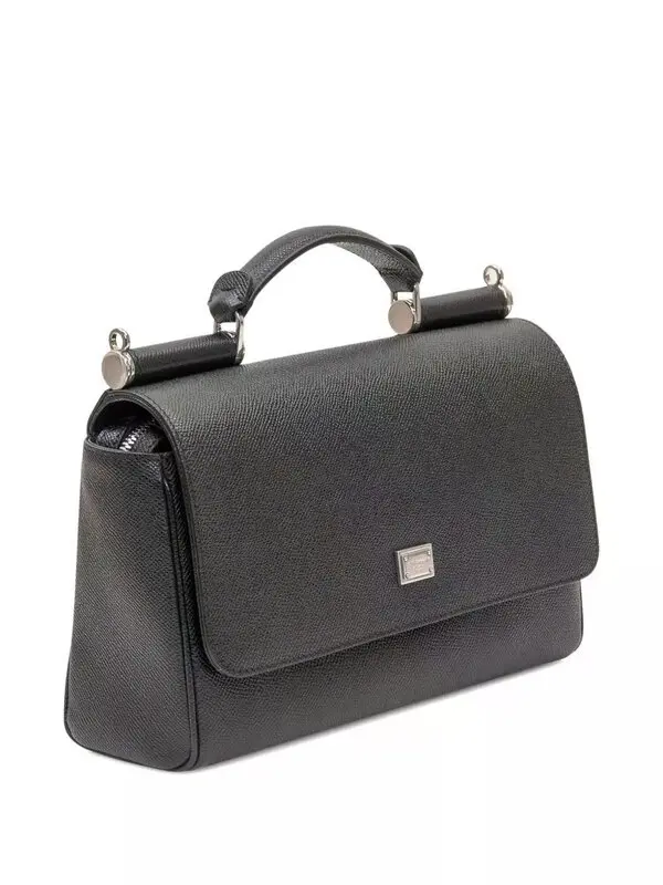 Dolce & Gabbana Sicily Leather Shoulder Bag
