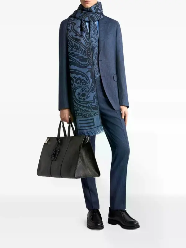 Etro Pinstripe Wool Suit