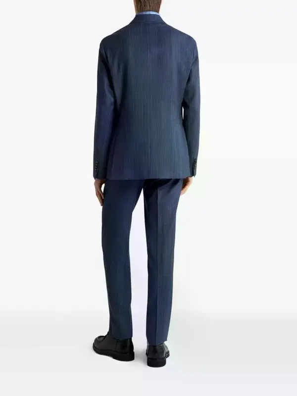 Etro Pinstripe Wool Suit