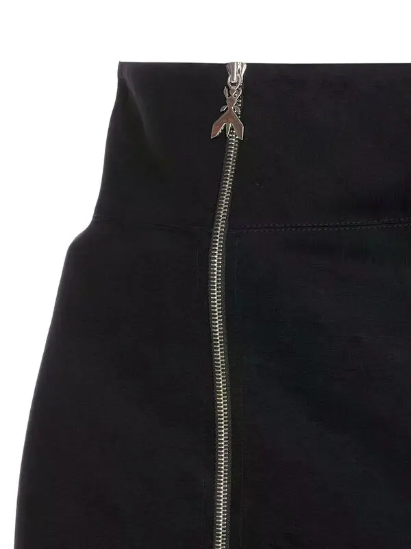Patrizia Pepe Zip-front Midi Skirt