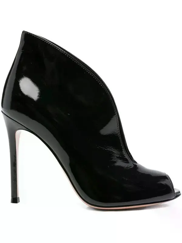 GIANVITO ROSSI 100mm Peep-toe Heeled Pumps