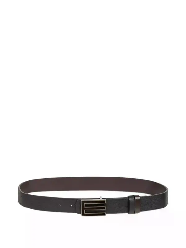 Etro Reversible Leather Belt - Black