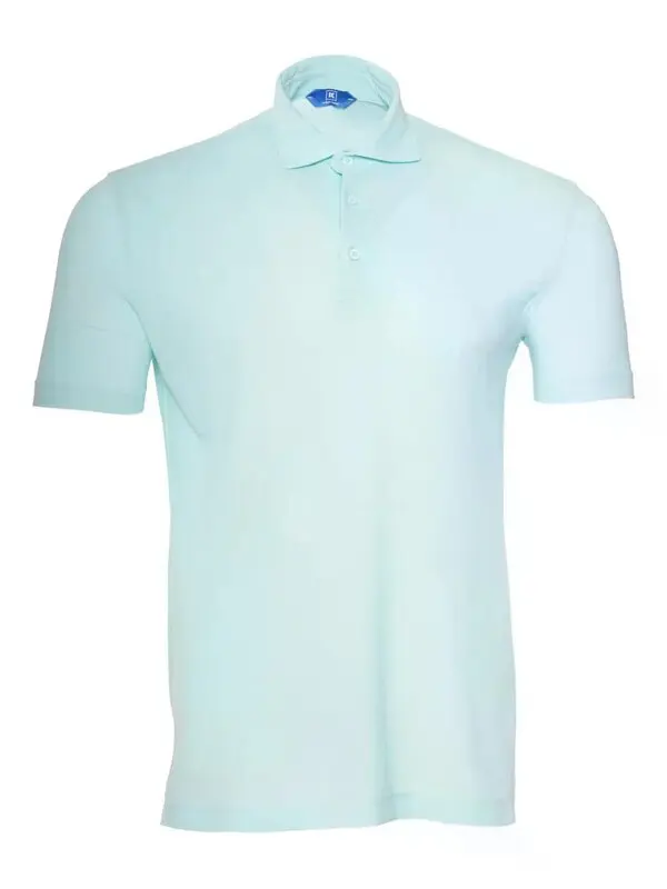 KIRED Posi Quarter-button Cotton Polo Shirt - White