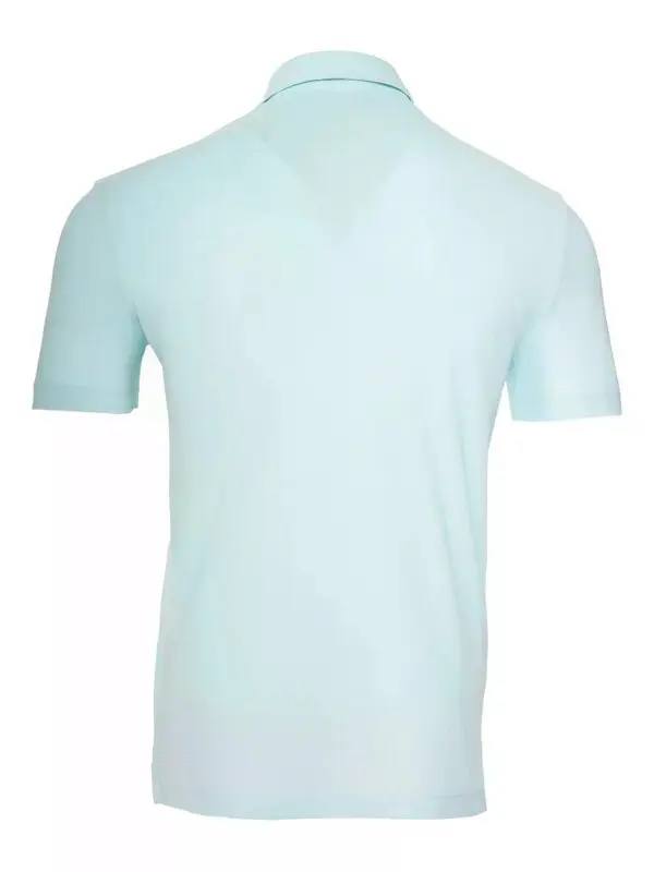 KIRED Posi Quarter-button Cotton Polo Shirt - White