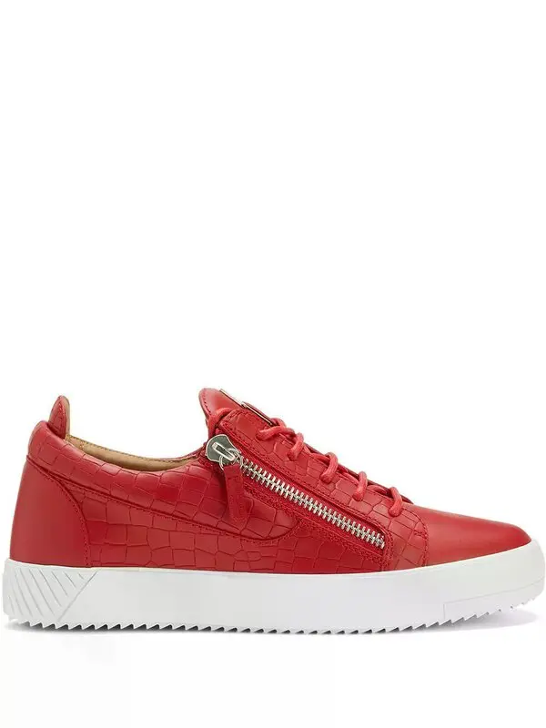 GIUSEPPE ZANOTTI Frankie Low-top Sneakers - Red