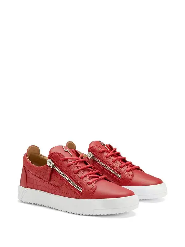 GIUSEPPE ZANOTTI Frankie Low-top Sneakers - Red