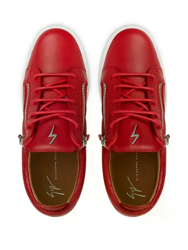 GIUSEPPE ZANOTTI Frankie Low-top Sneakers - Red