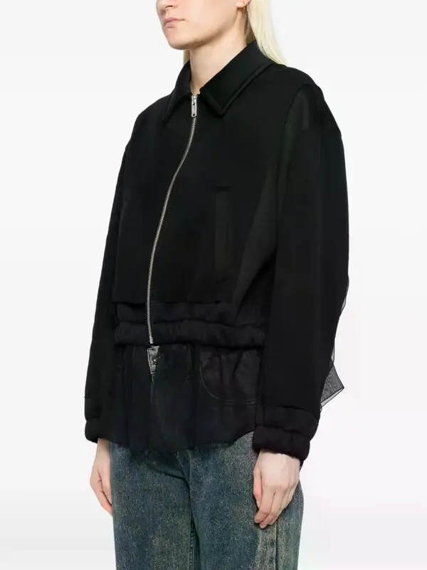 Undercover Elastic-waist Zip-front Jacket