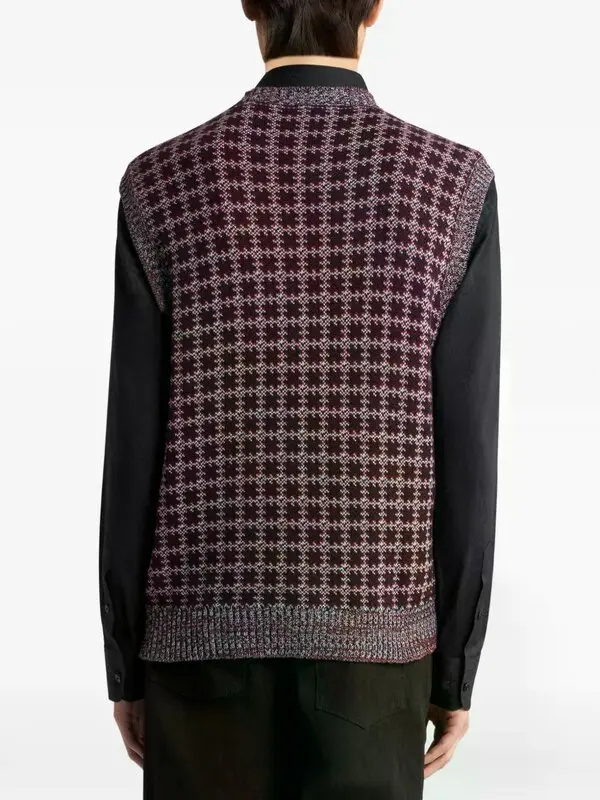 Etro Pegaso-motif Embroidered Checked Vest