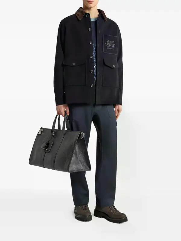 Etro Cargo-pocket Wool Trousers