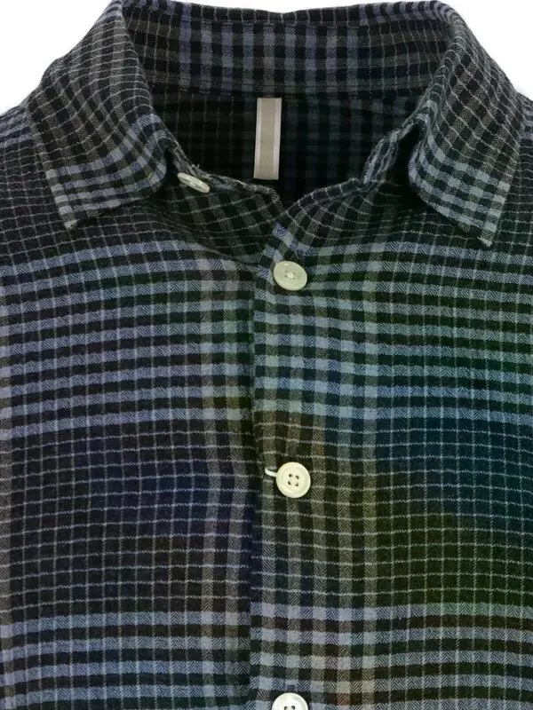 SUNFLOWER Checked Long-sleeved Shirt