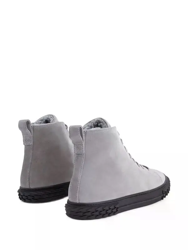 GIUSEPPE ZANOTTI Ecoblabber High-top Sneakers - Grey