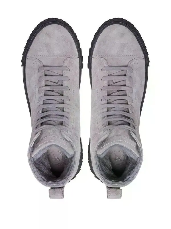GIUSEPPE ZANOTTI Ecoblabber High-top Sneakers - Grey