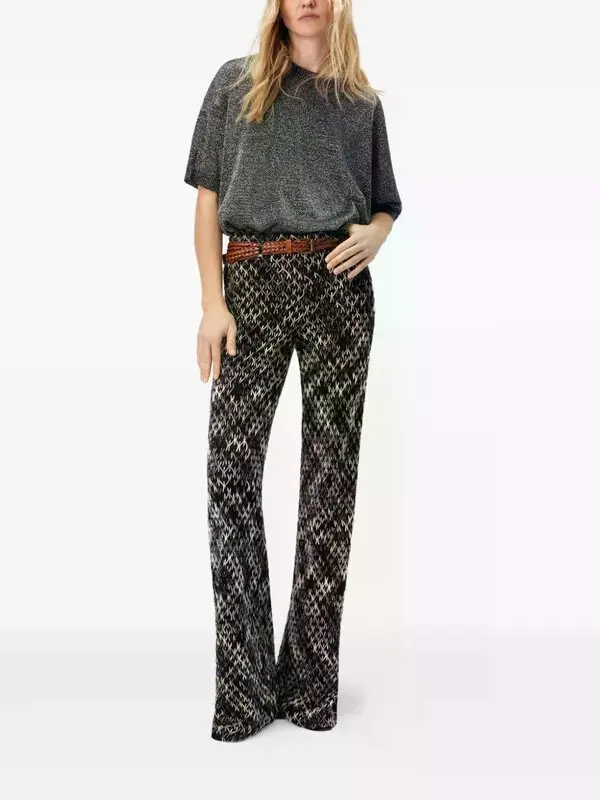Missoni Pattern Flared Trousers