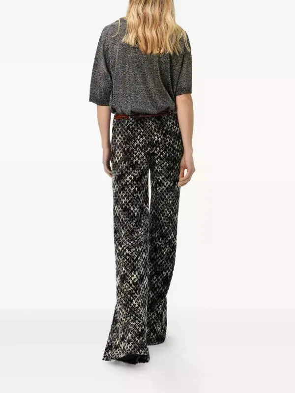 Missoni Pattern Flared Trousers