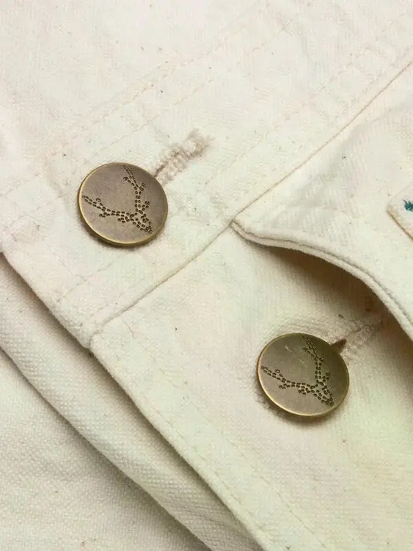 SOUTH2 WEST8 Cotton Canvas Button Overalls